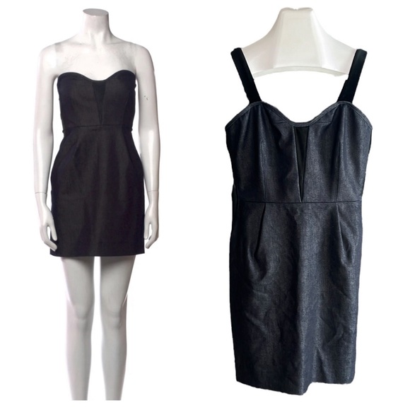 rag & bone | Dresses | Rag Bone Black Denim Mini Dress | Poshmark
